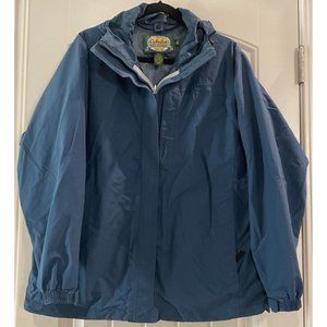 Cabela's | Jackets & Coats | Cabalas Womens Packable Rain Jacket L Blue ...